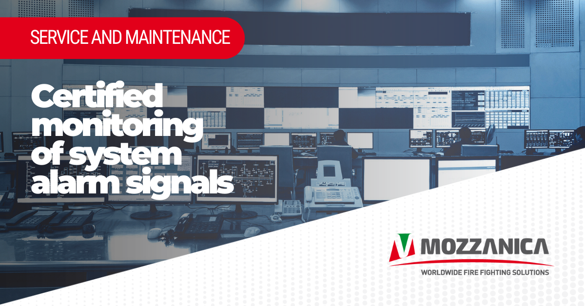 Certified monitoring of system alarm signals | Mozzanica
